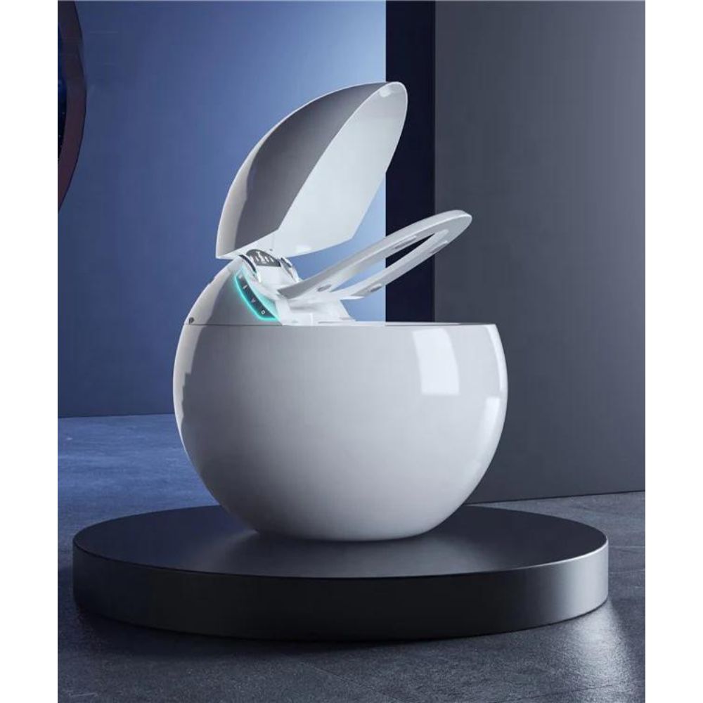 Egg Shape Automatic Sensor Flushing Smart Toilet — Advanced Bath and Spa